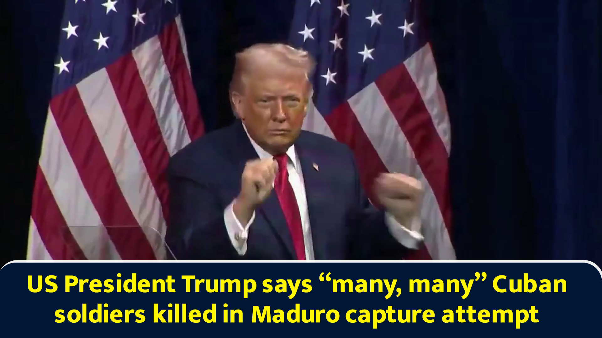 US President Trump says "many, many" Cuban soldiers killed in Maduro ...