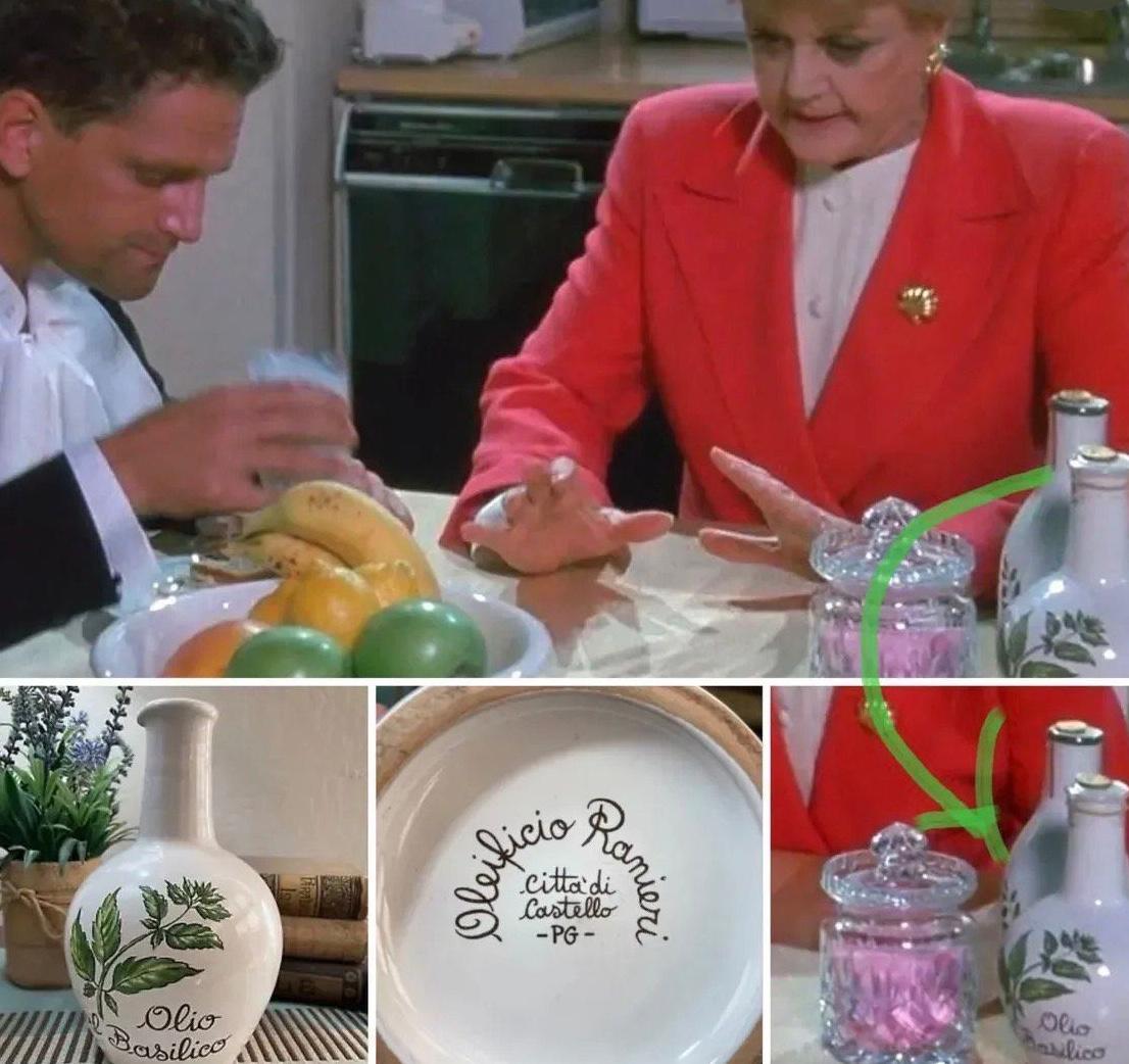 L’olio Ranieri nella cucina della “Signora in Giallo”