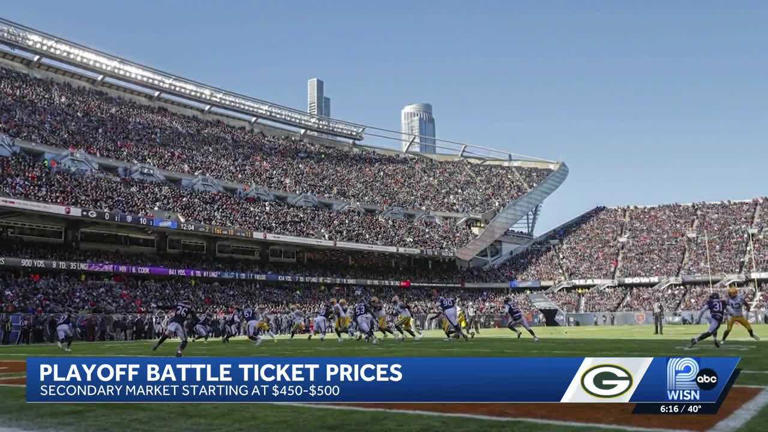 Packers-Bears wild card game in Chicago sees soaring ticket prices