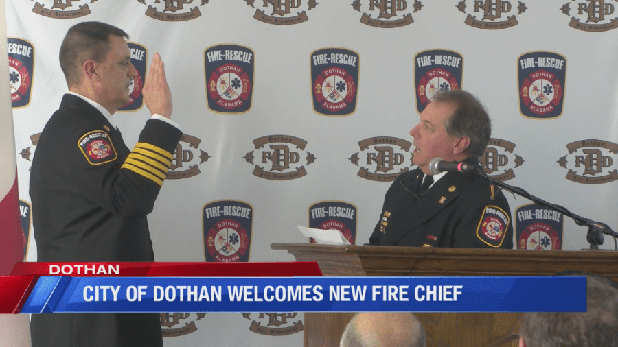 New Dothan fire chief officially takes over