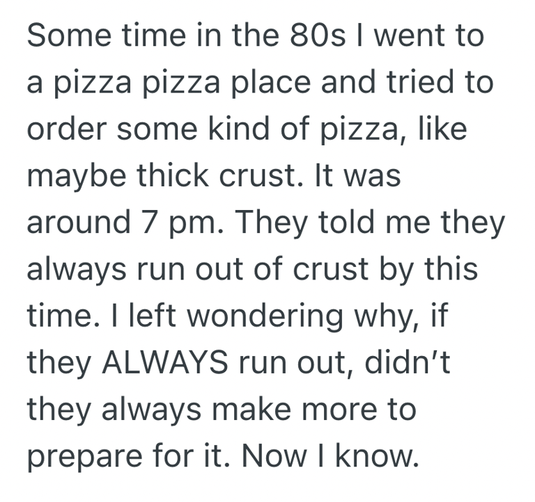 New manager pushes back on employees at pizza shop, and gets left all ...