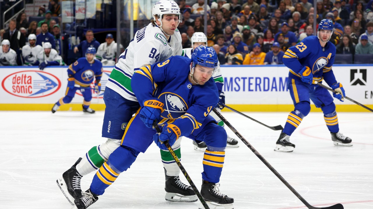 Canucks’ comeback falls short in loss to surging Sabres