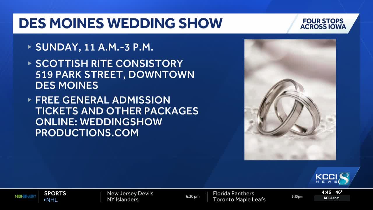 Des Moines wedding show returns this Sunday