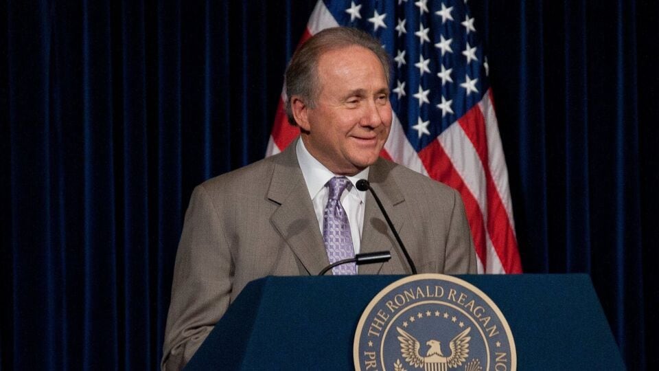 Michael Reagan, eldest son of ex-US president, dies of cancer at 80