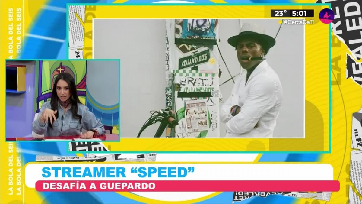 Influencer 'Speed' desafía a guepardo
