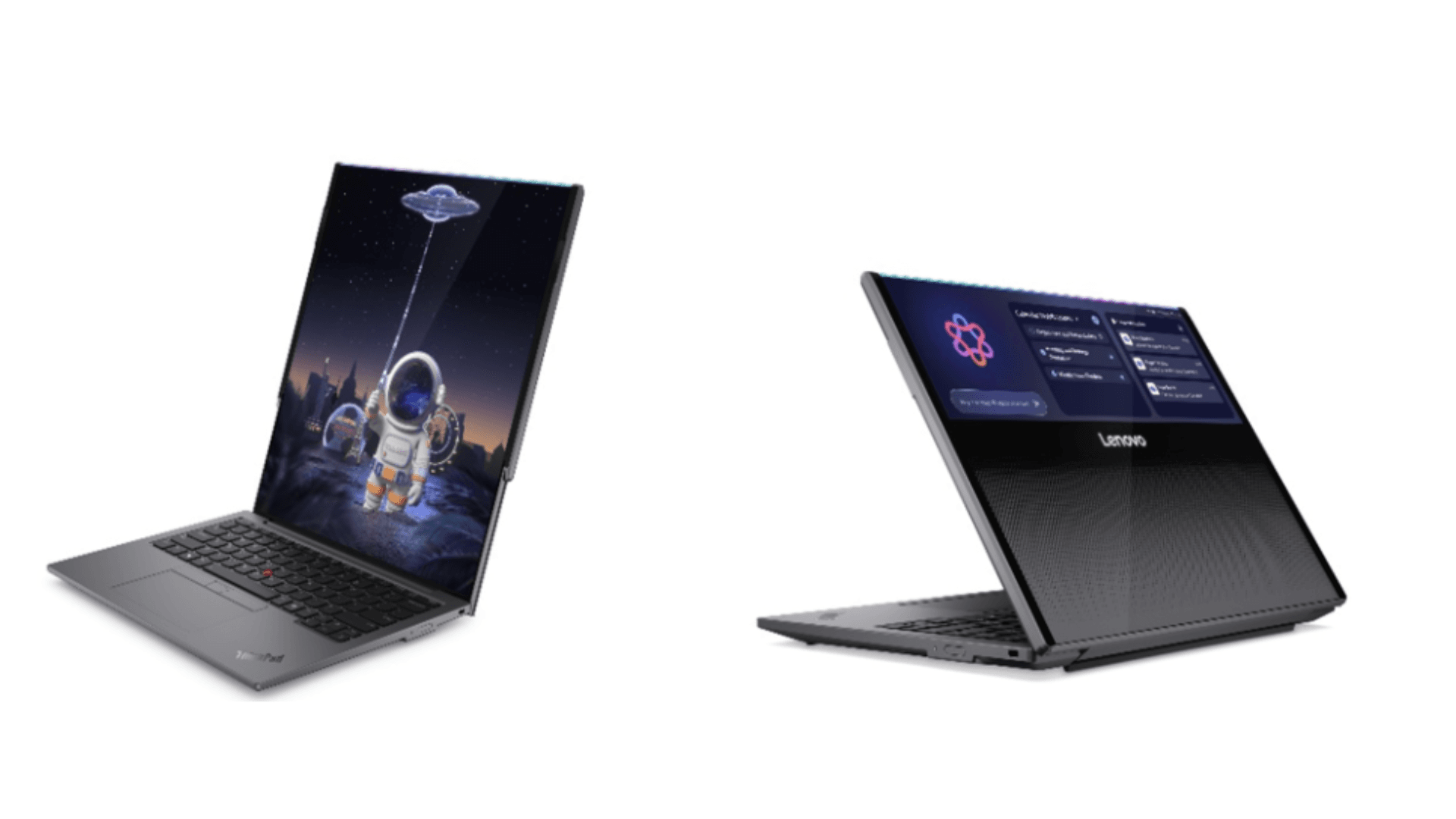 Lenovo unveils two rollable laptop concepts at CES 2026