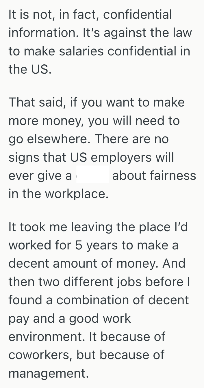 Longtime employee discovered a new hire made $4 more per hour, so he ...