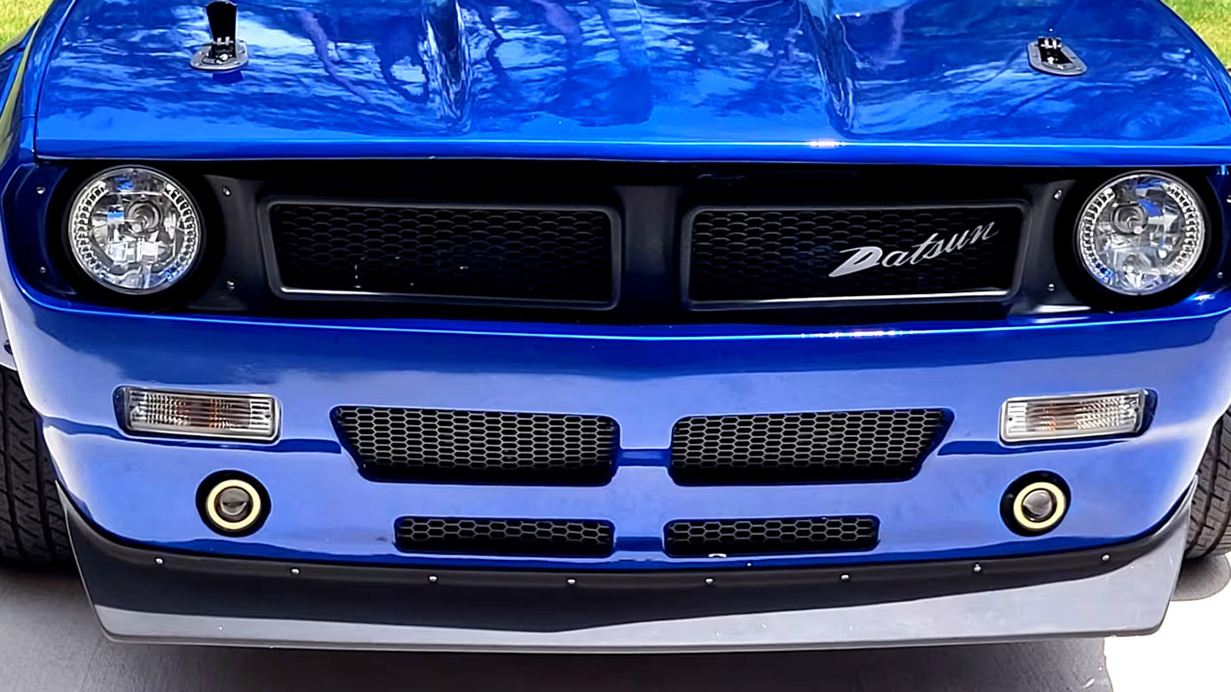 This classic Nissan has a Plymouth muscle car face and 520 reasons to click