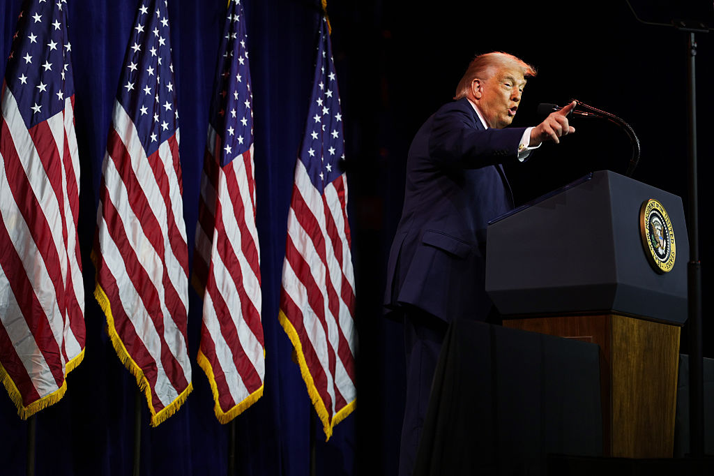 Trump tries to shame Democrats with a spelling lesson before one four ...