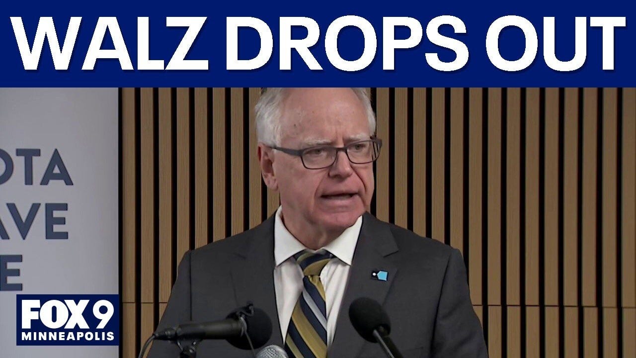 Gov. Walz: Why he dropped out of race [FULL]