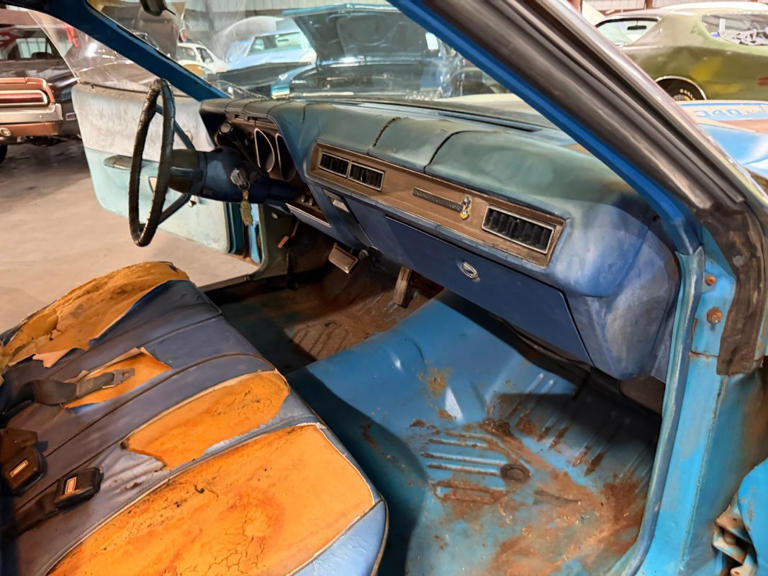 A real petty blue 1972 Plymouth Road Runner survivor just hit the market