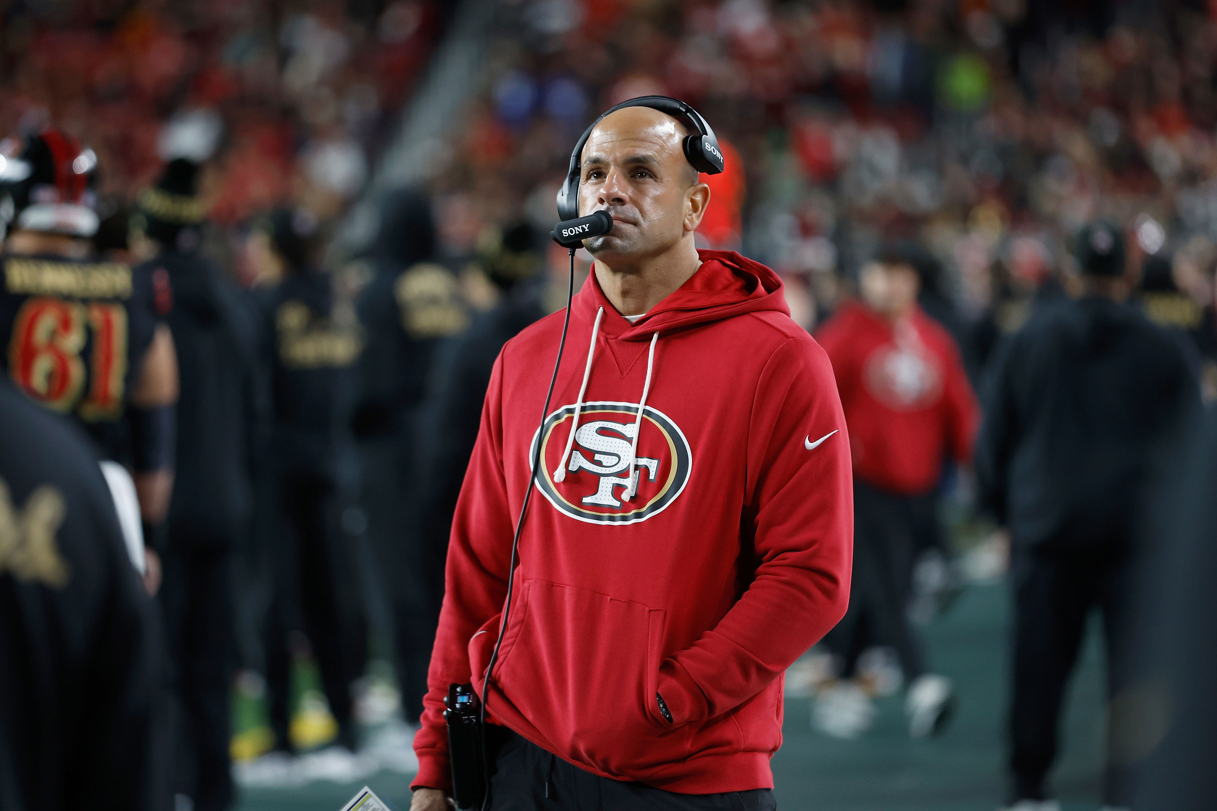 49ers DC Robert Saleh has an interview scheduled for before Saturday’s game
