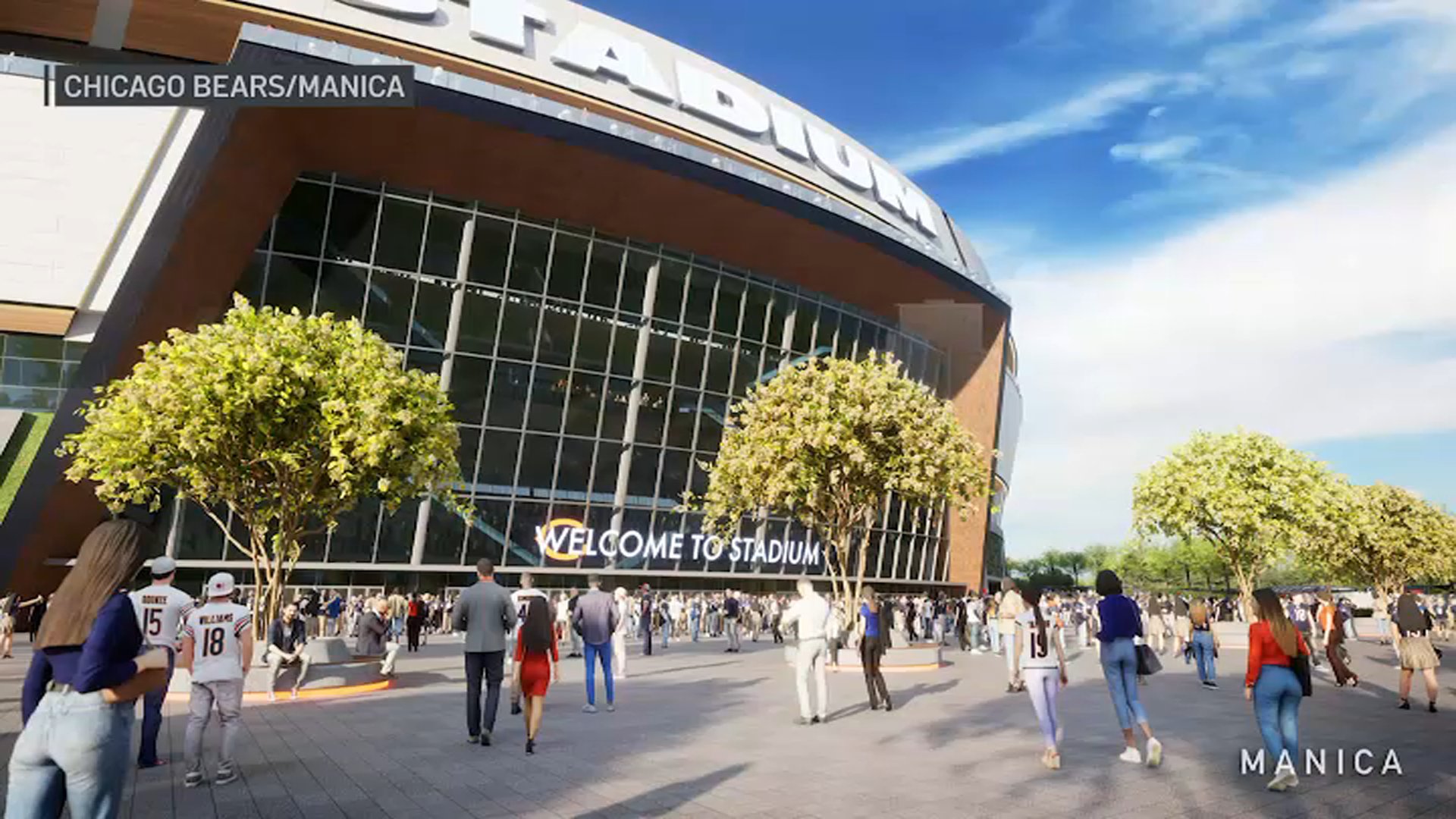 Indiana lawmakers give first glimpse at proposed Chicago Bears stadium deal