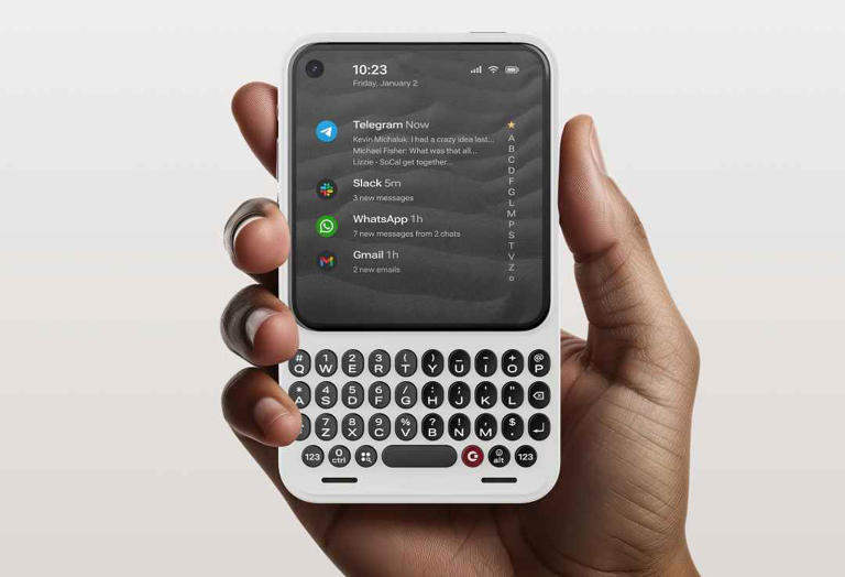Clicks Communicator is an inexpensive, BlackBerry-esque smartphone