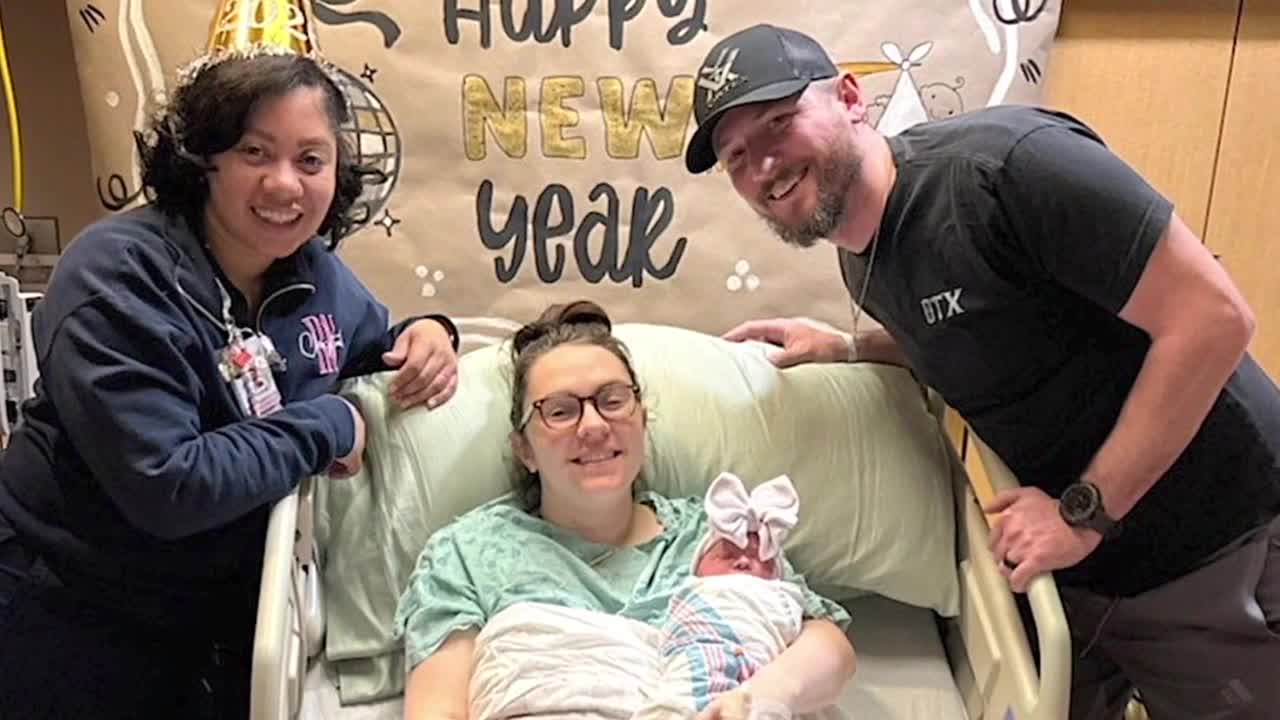 Family welcomes New Year baby at Our Lady of Lourdes