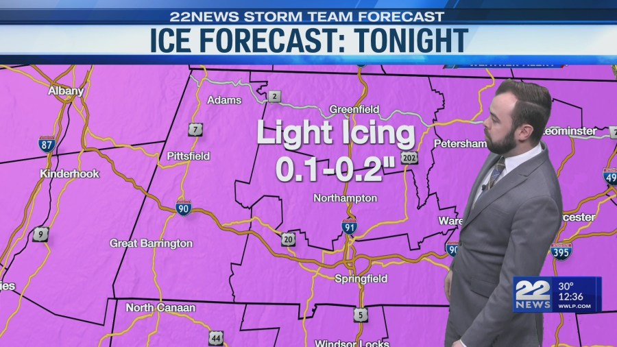 Weather alert: Freezing rain expected in western Massachusetts
