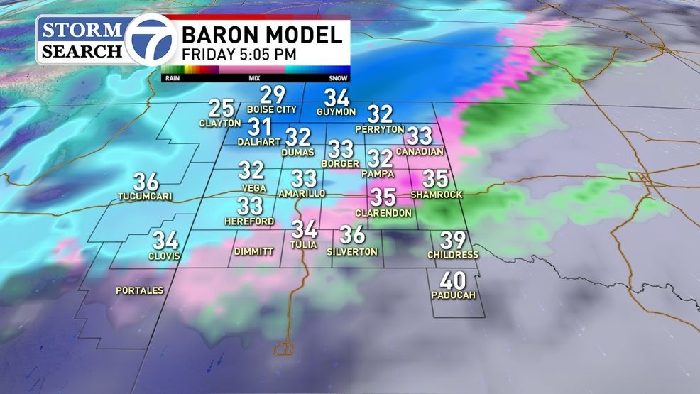 Next weather makers set to bring rain, snow to Texas Panhandle later ...