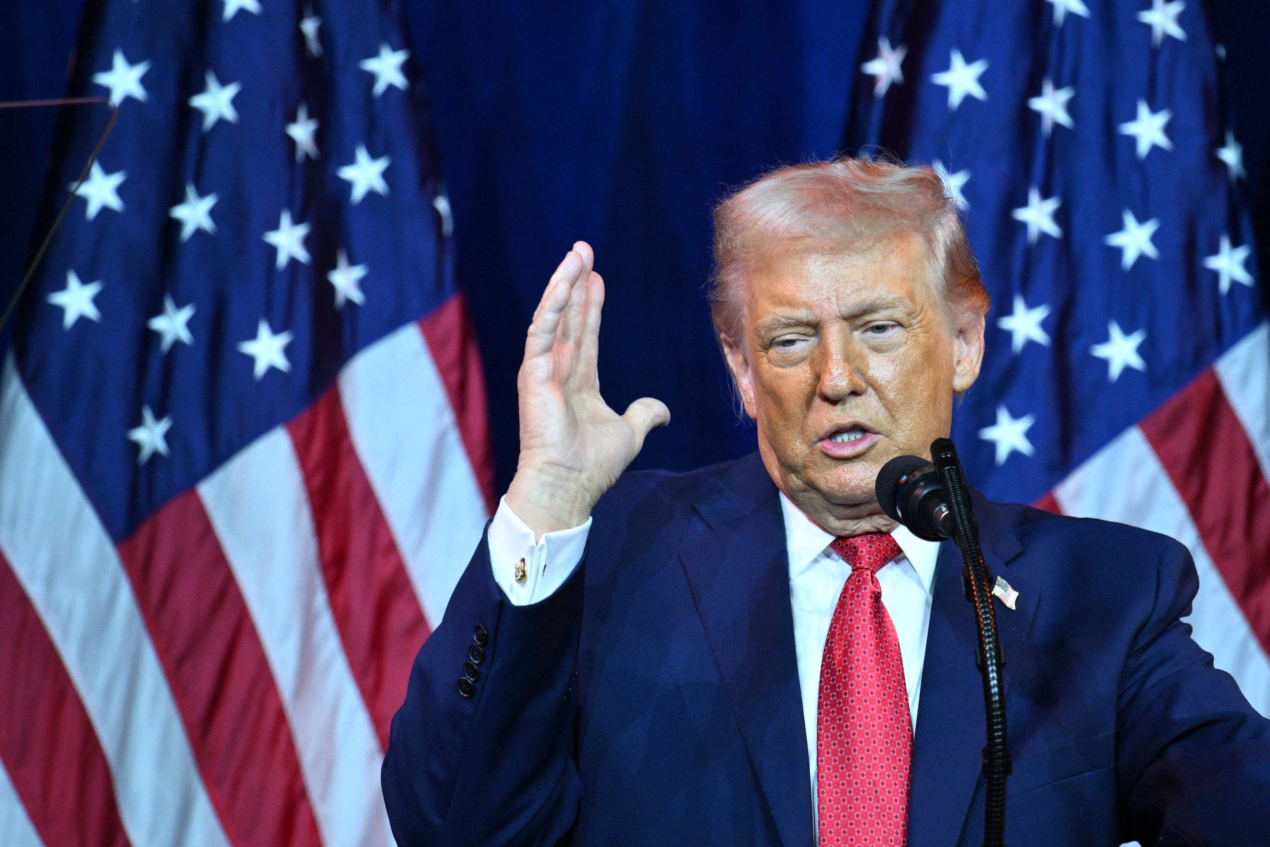 Trump, 79, debuts apparent pink hair at Kennedy Center