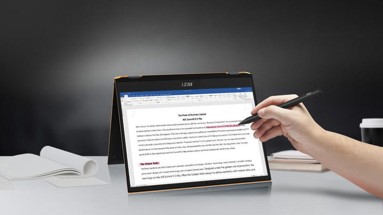 MSI’s nano pen brings pressure-sensitive drawing, tilt, and AI voice