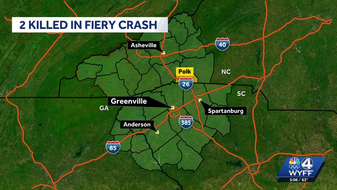 Middle school student dies in fiery crash, schools official confirms