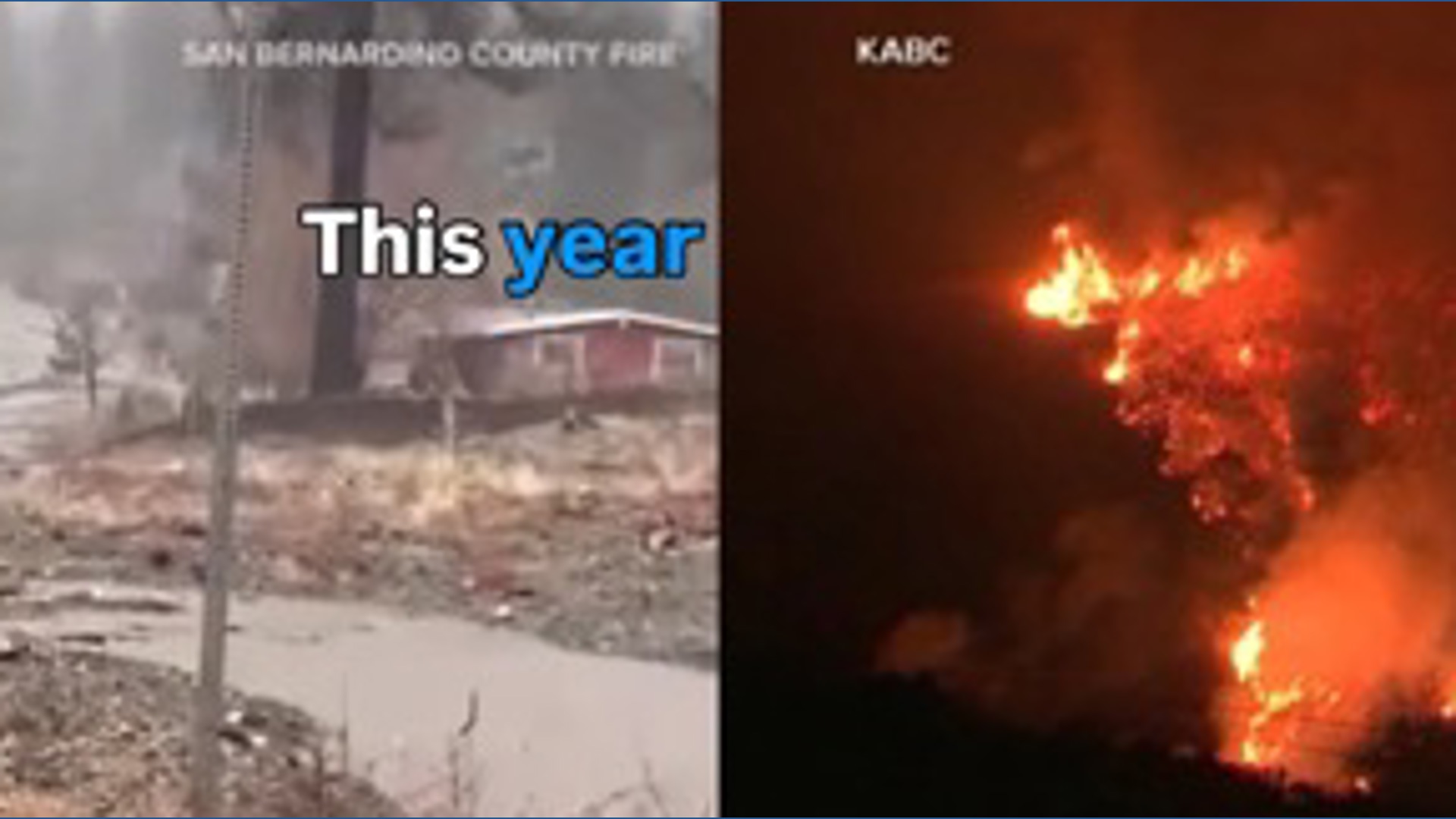 California weather: Wildfire vs storms