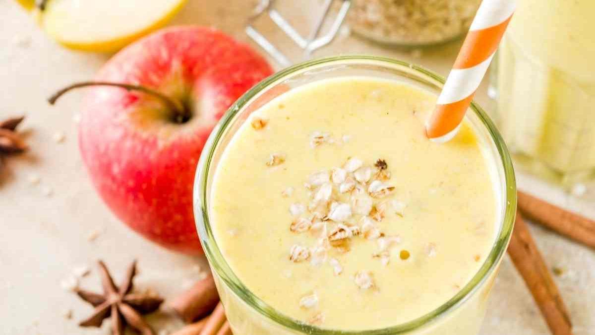 Licuado de avena y manzana para desinflamar el estómago y mejorar tu ...