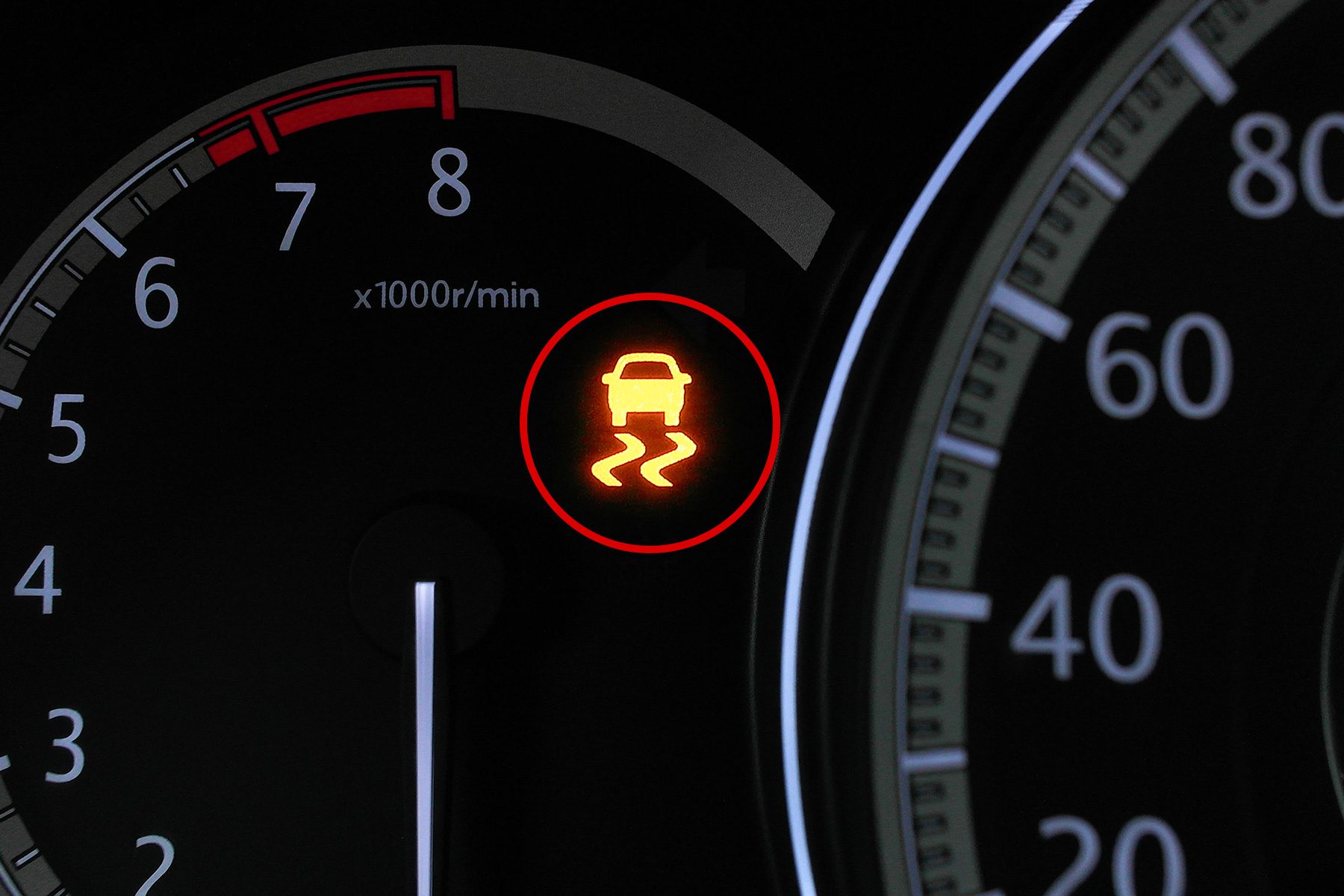 What does the VSC dashboard symbol mean in a car?
