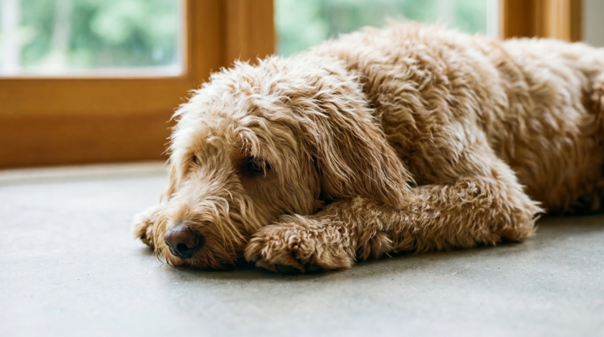 Stubborn doodle upset over not getting table scraps 'demands' an apology