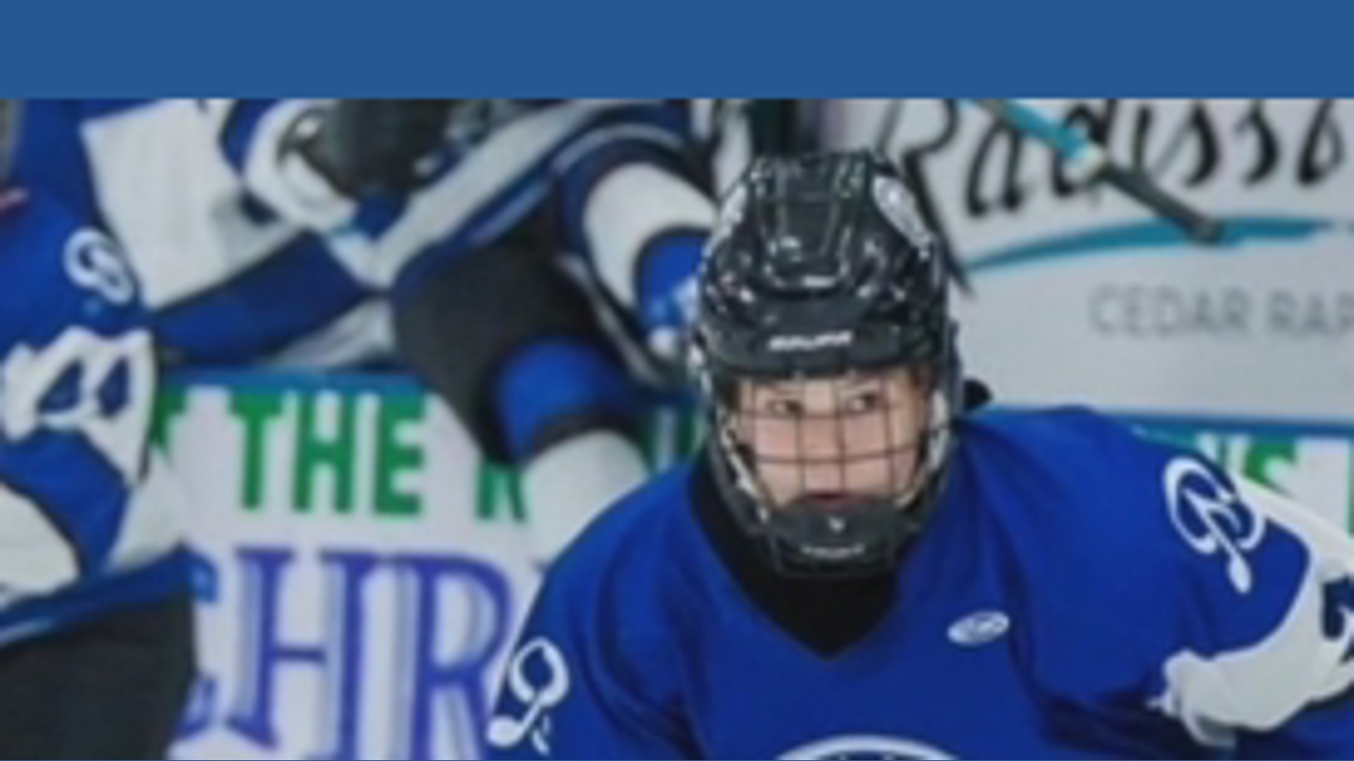 The Lady Blue hockey team host benefit game