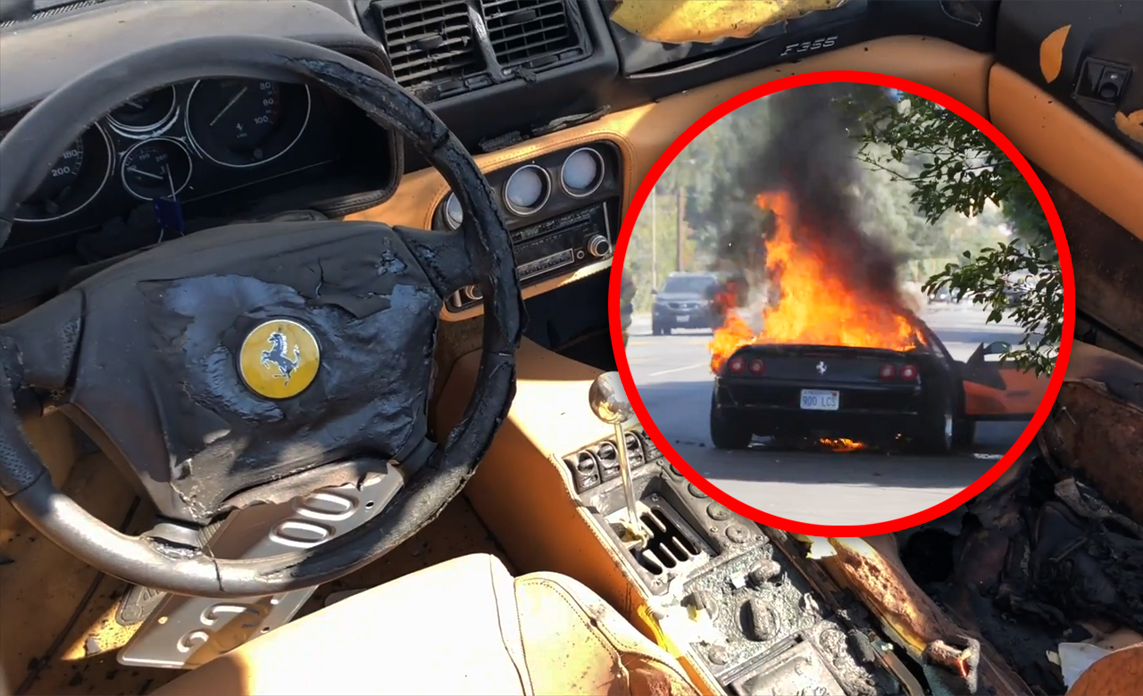 I lost my Ferrari F355 to an engine fire