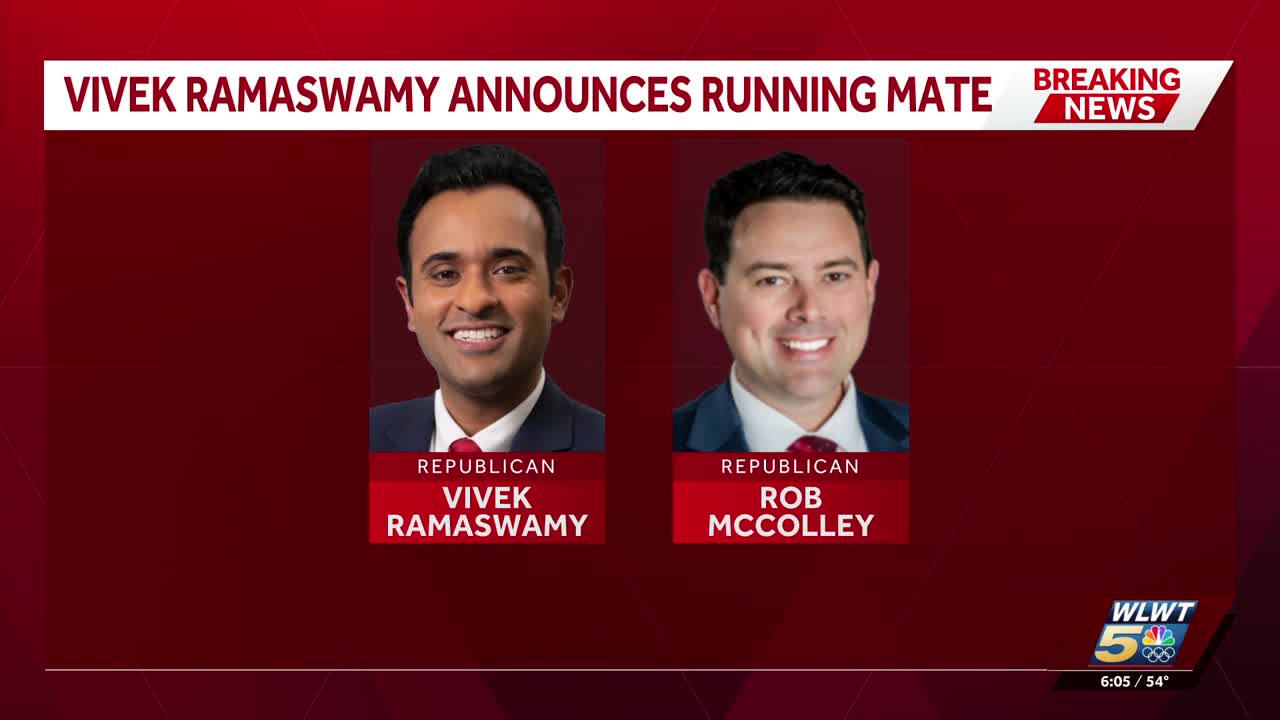 Report: Ohio gubernatorial candidate Vivek Ramaswamy selects running mate