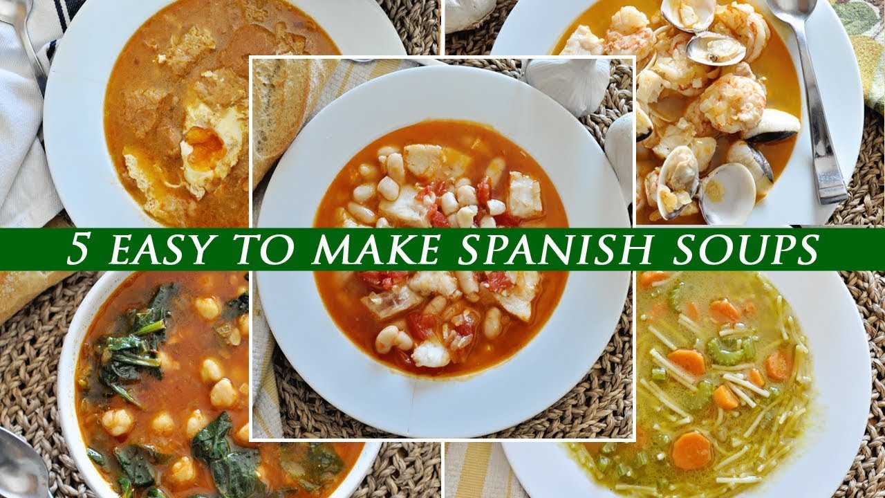 5 Spanish soups | Warm & delicious recipes
