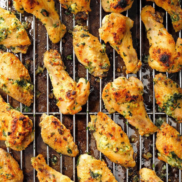Garlic parmesan wings