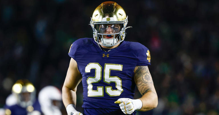 Notre Dame linebacker Preston Zinter enters NCAA transfer portal