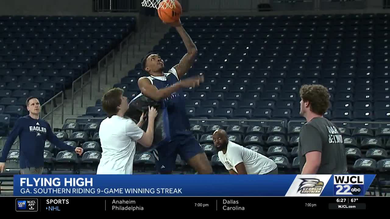 Ga. Southern men's basketball flying high with 9 game winning streak