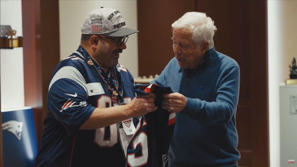 Robert Kraft shocks Patriots fan of the year winner at Gillette Stadium ...