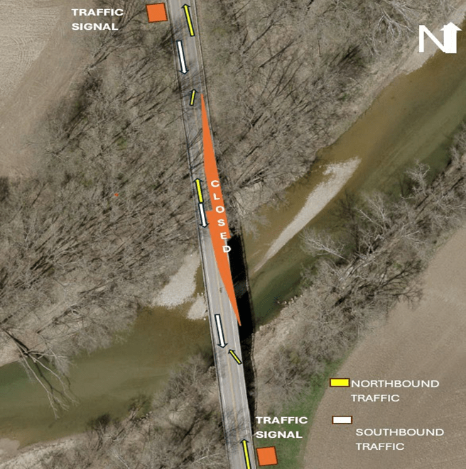 South Preble County Line Road bridge reopens to one-lane traffic