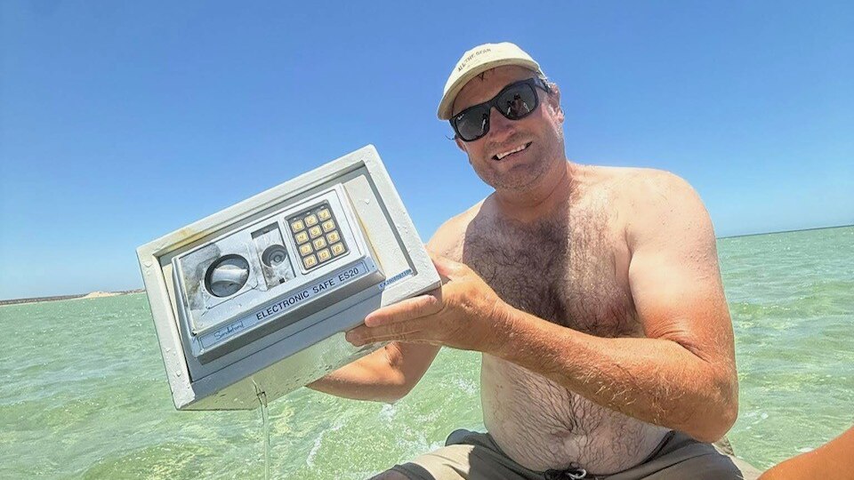 Mystery over safe with beef jerky inside recovered from Shark Bay's ...
