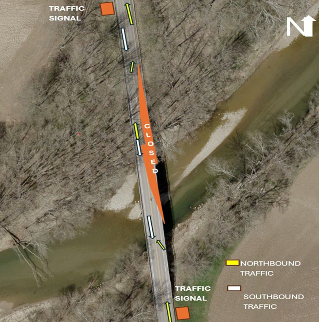 South Preble County Line Road bridge reopens to one-lane traffic