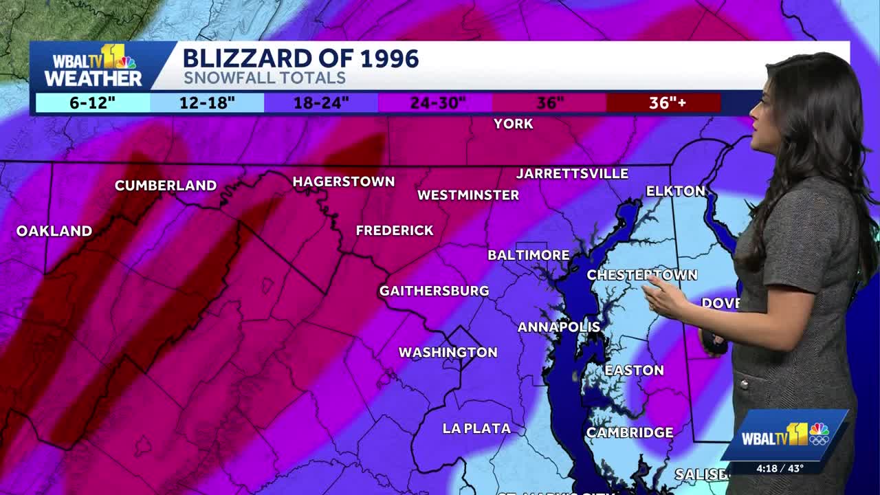 Weather talk: 30 years since beginning of 1996 blizzard