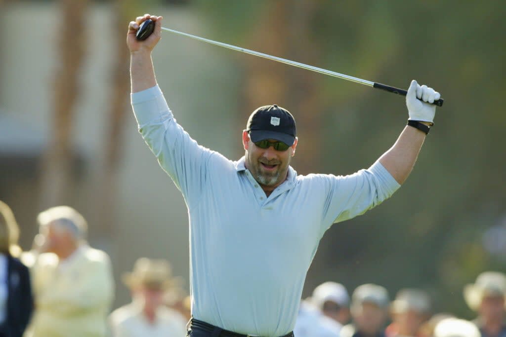 When wrestling legend Goldberg launched someone into a lake at a PGA ...