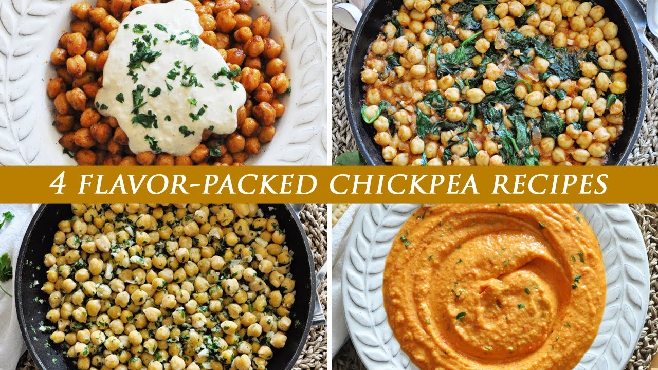 4 flavor-packed recipes using canned chickpeas