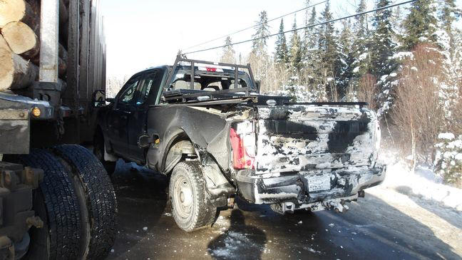 1 hospitalized in crash involving tractor-trailer on icy road in ...