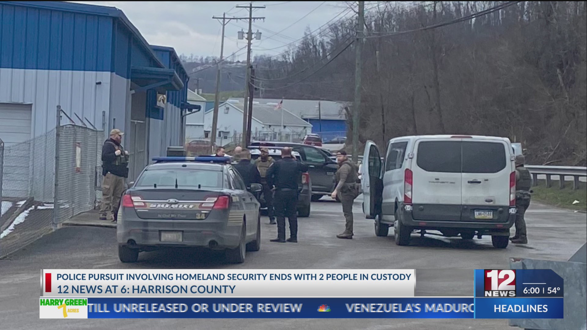 Pursuit ends with arrest in Harrison County; Homeland Security involved