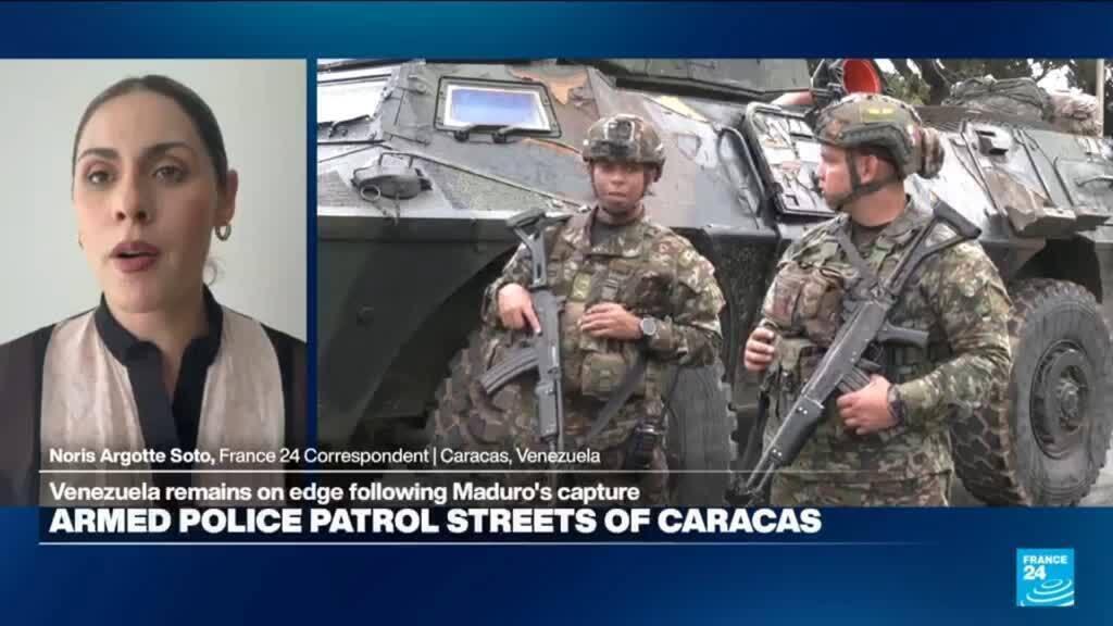 Armed police patrol streets of Caracas as CIA reportedly advises to ...