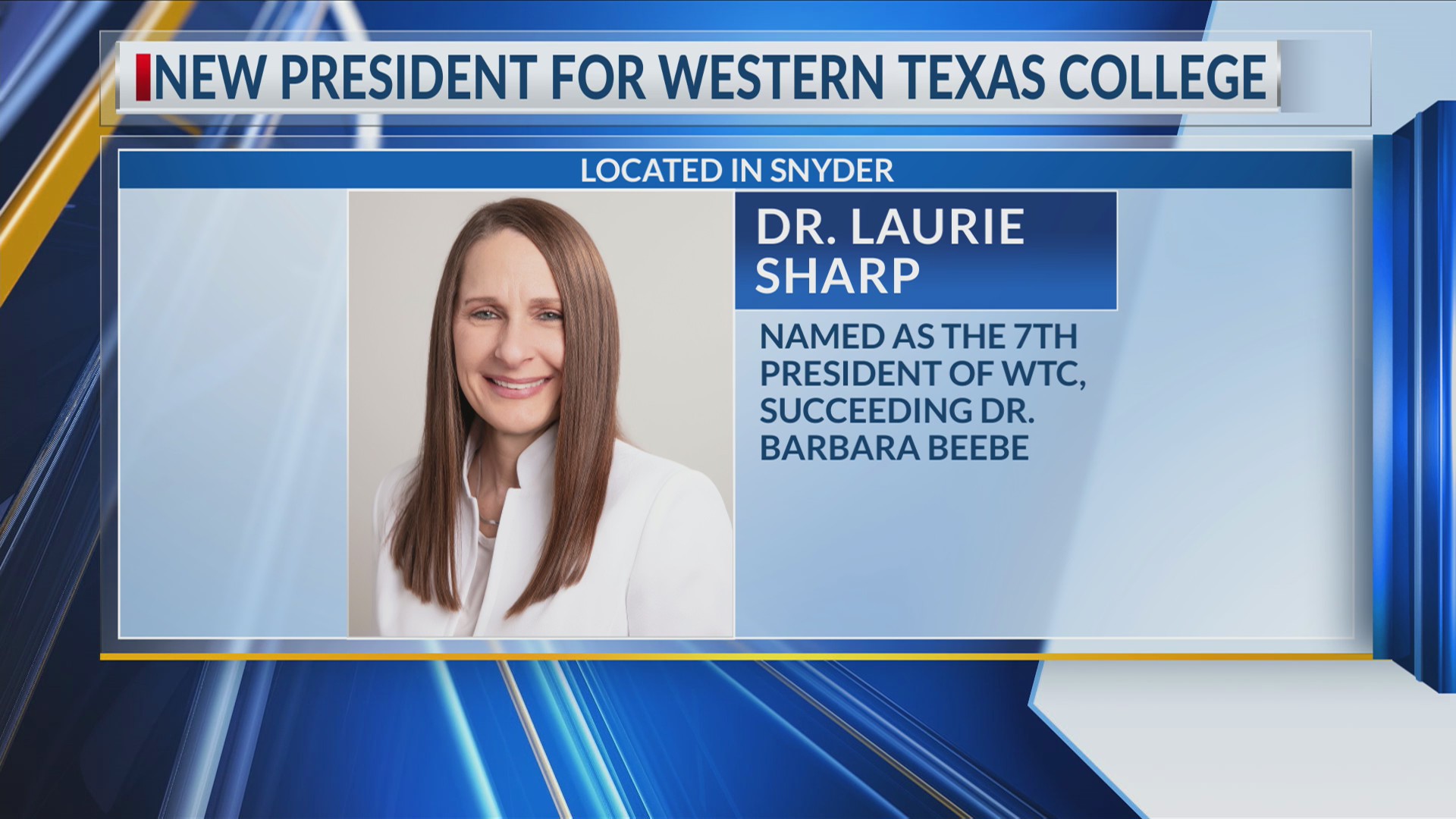 Western Texas College appoints Dr. Laurie Sharp as president