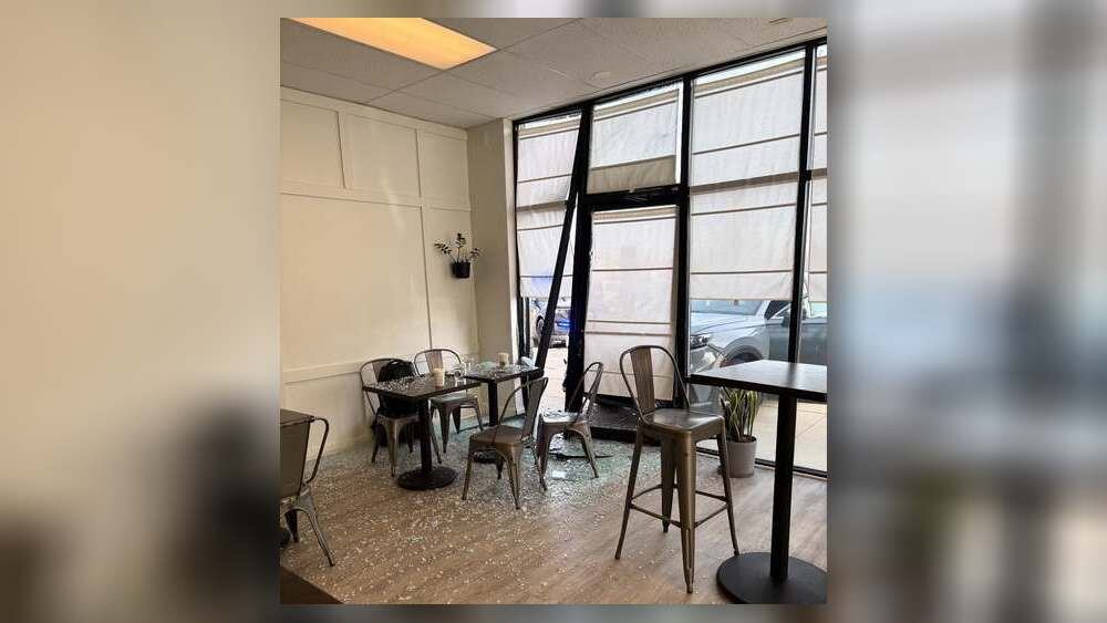 Car crashes into area coffee shop