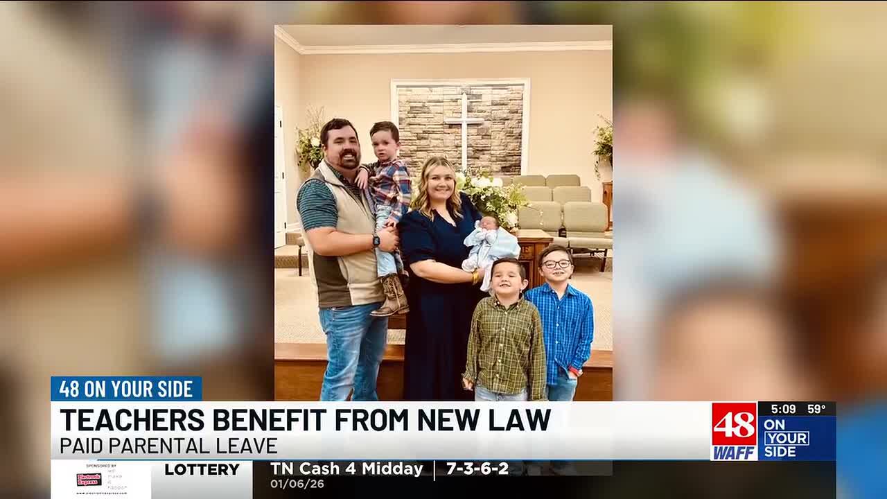 Marshall County teacher benefits from new Alabama law