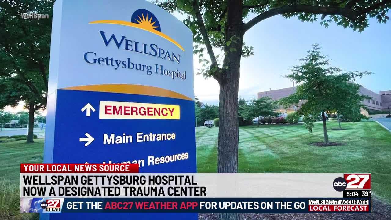 WellSpan Gettysburg Hospital now a designated trauma center