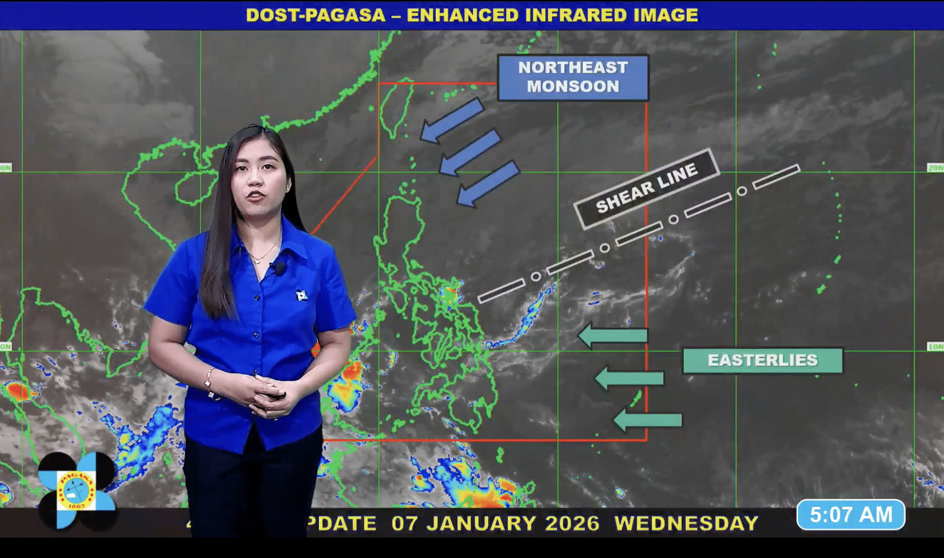 Rainy weather in Southern Luzon due to shear line — PAGASA